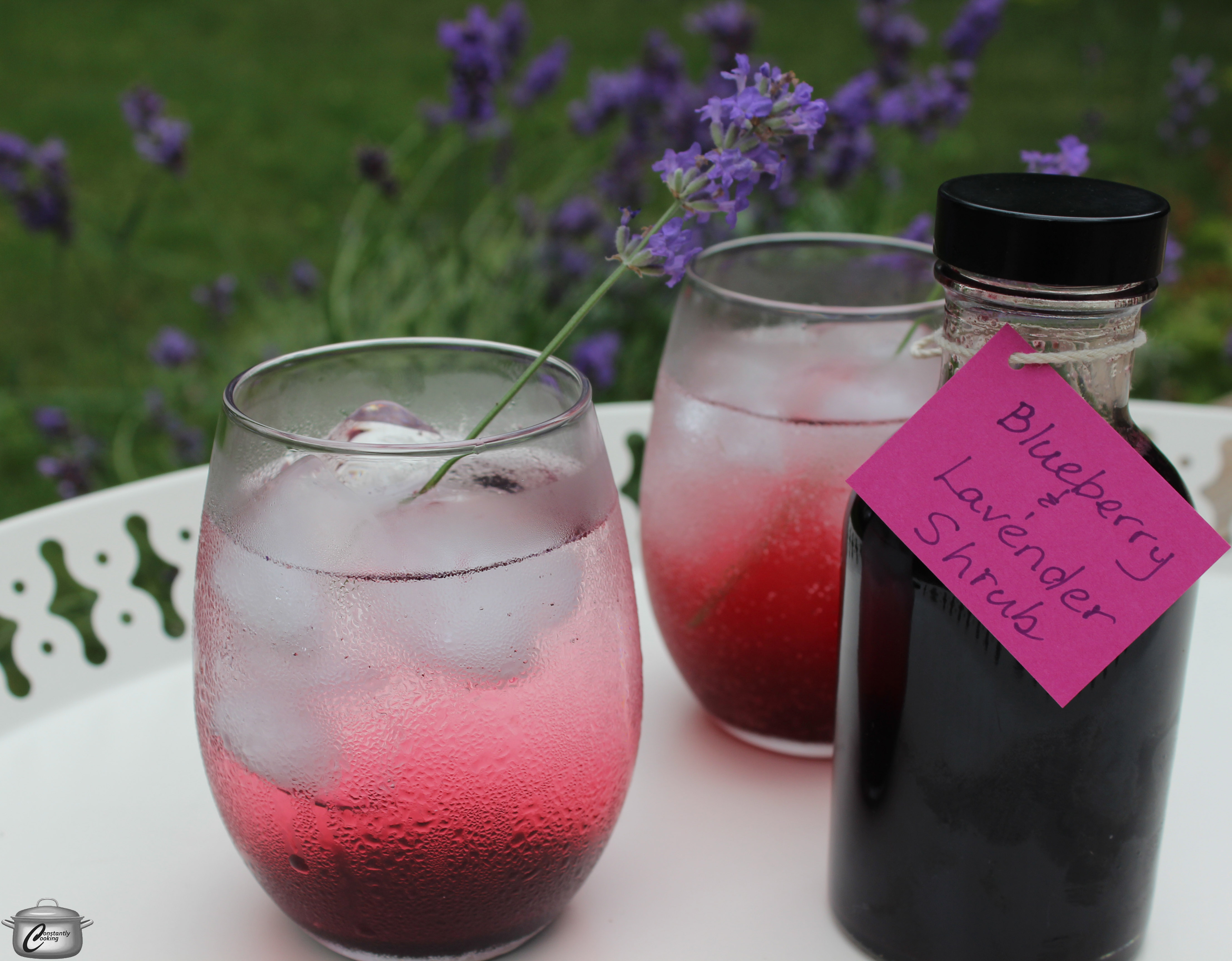 Lavender-blueberry shrub for cocktails and salad dressings – Constantly ...
