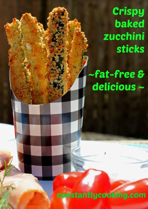 Crispy baked zucchini sticks – Constantly Cooking with Paula Roy