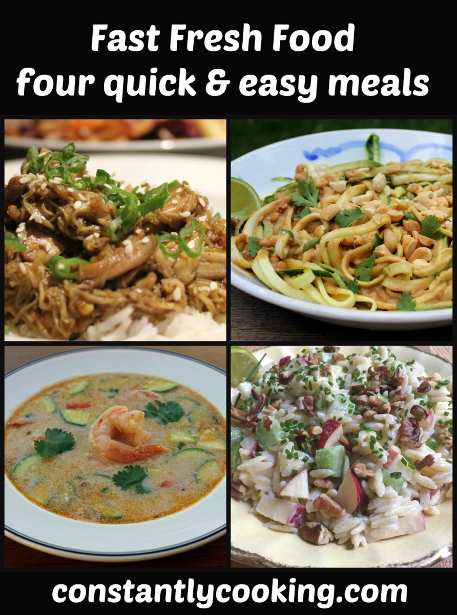 Fast fresh food – Constantly Cooking with Paula Roy