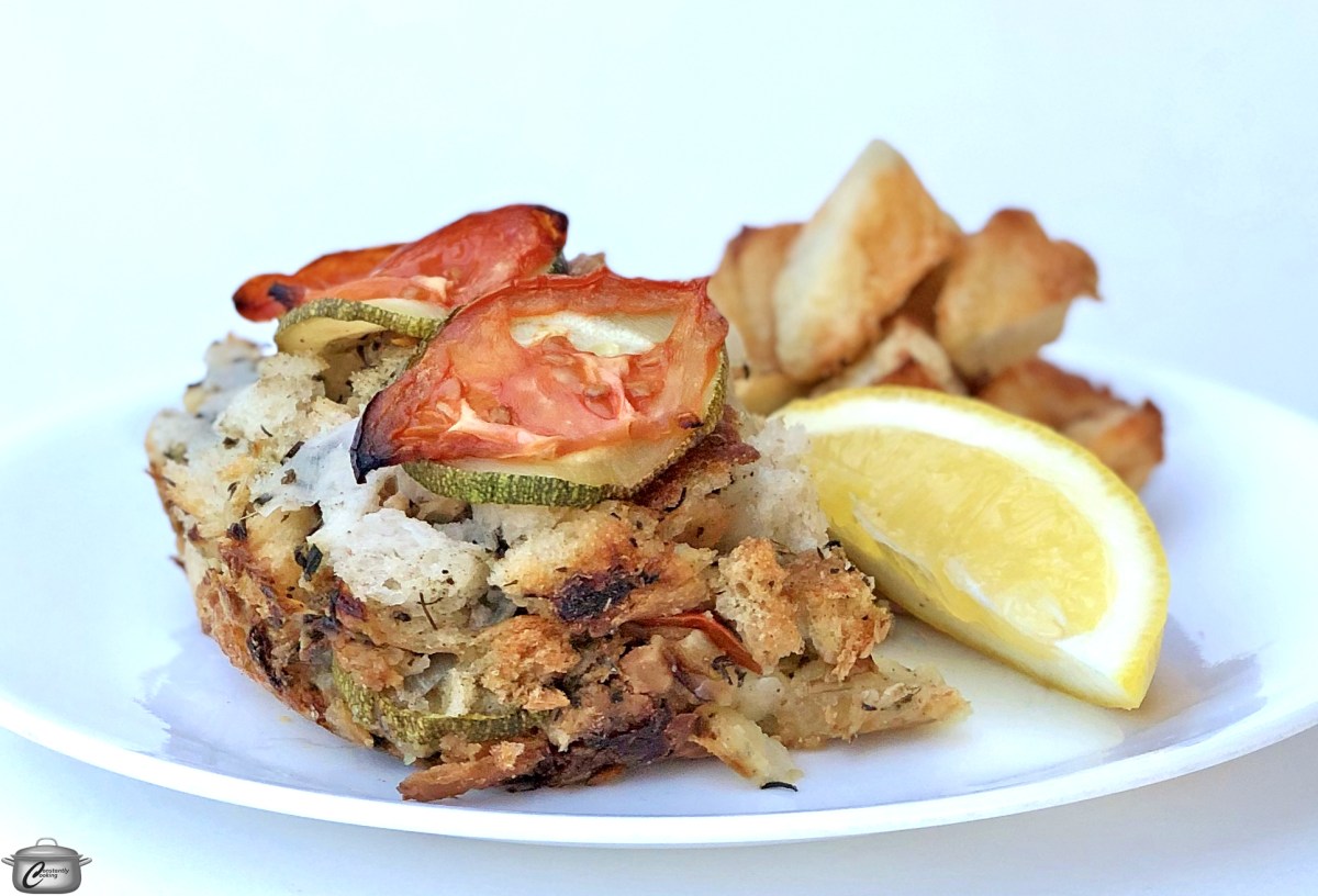 Layered fish fillets with stuffing and vegetables – Constantly Cooking ...