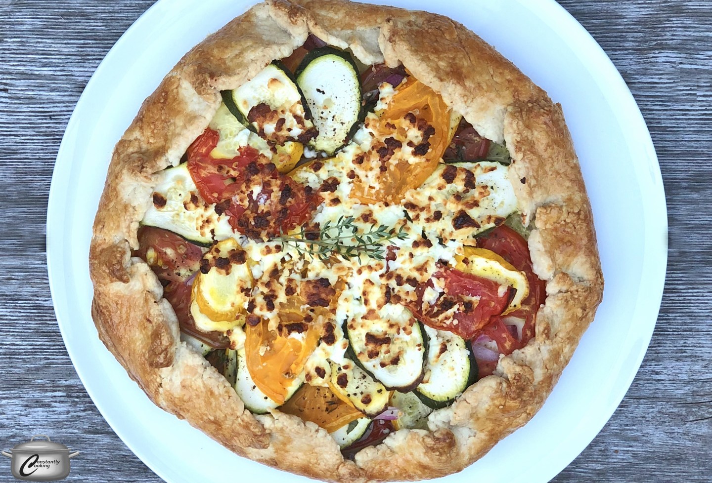 Rustic summer vegetable tart – Constantly Cooking with Paula Roy