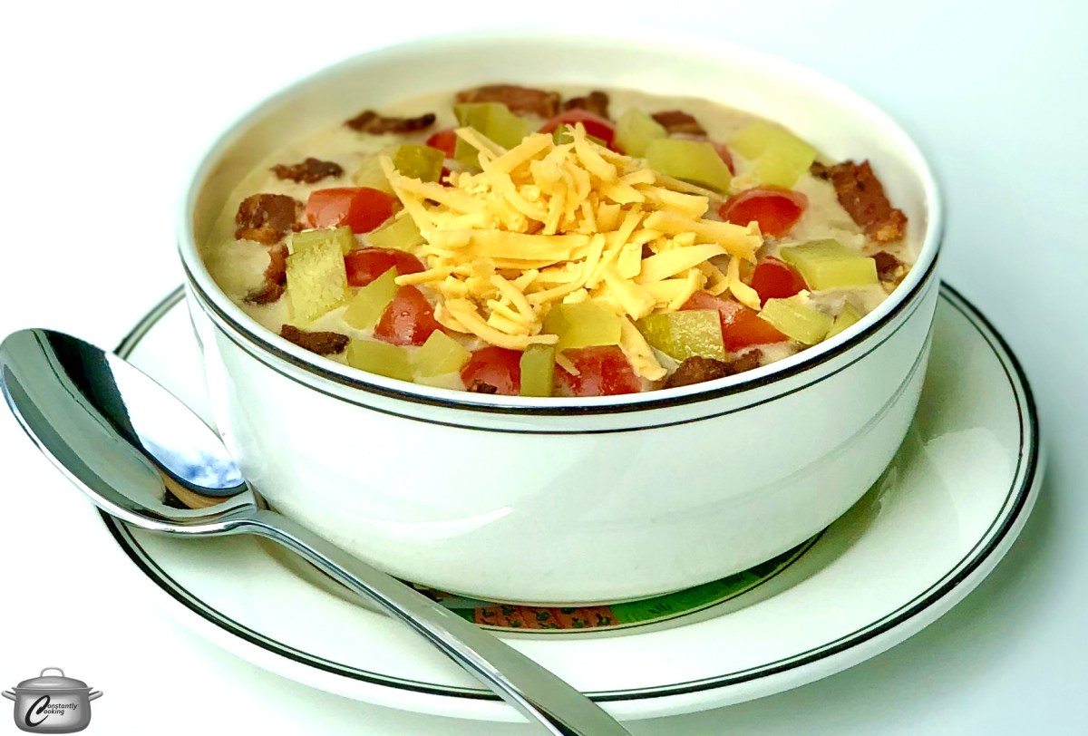 Bacon cheeseburger chowder – Constantly Cooking with Paula Roy