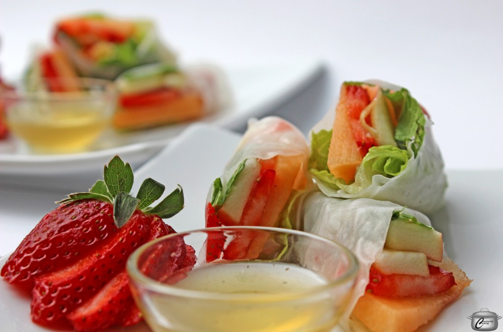 Fruit salad rice paper wraps – Constantly Cooking with Paula Roy