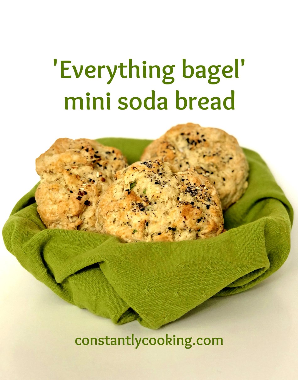 ‘Everything bagel’ mini soda bread – Constantly Cooking with Paula Roy
