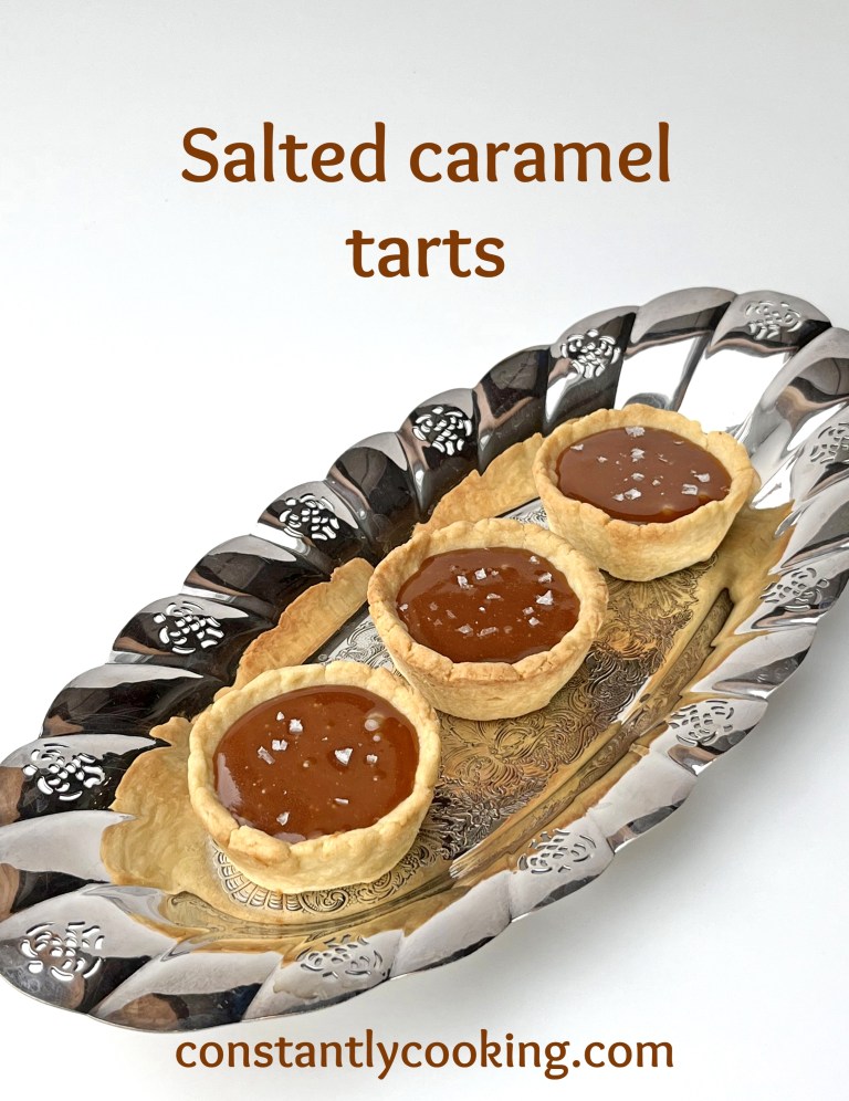 Salted caramel tarts – Constantly Cooking with Paula Roy