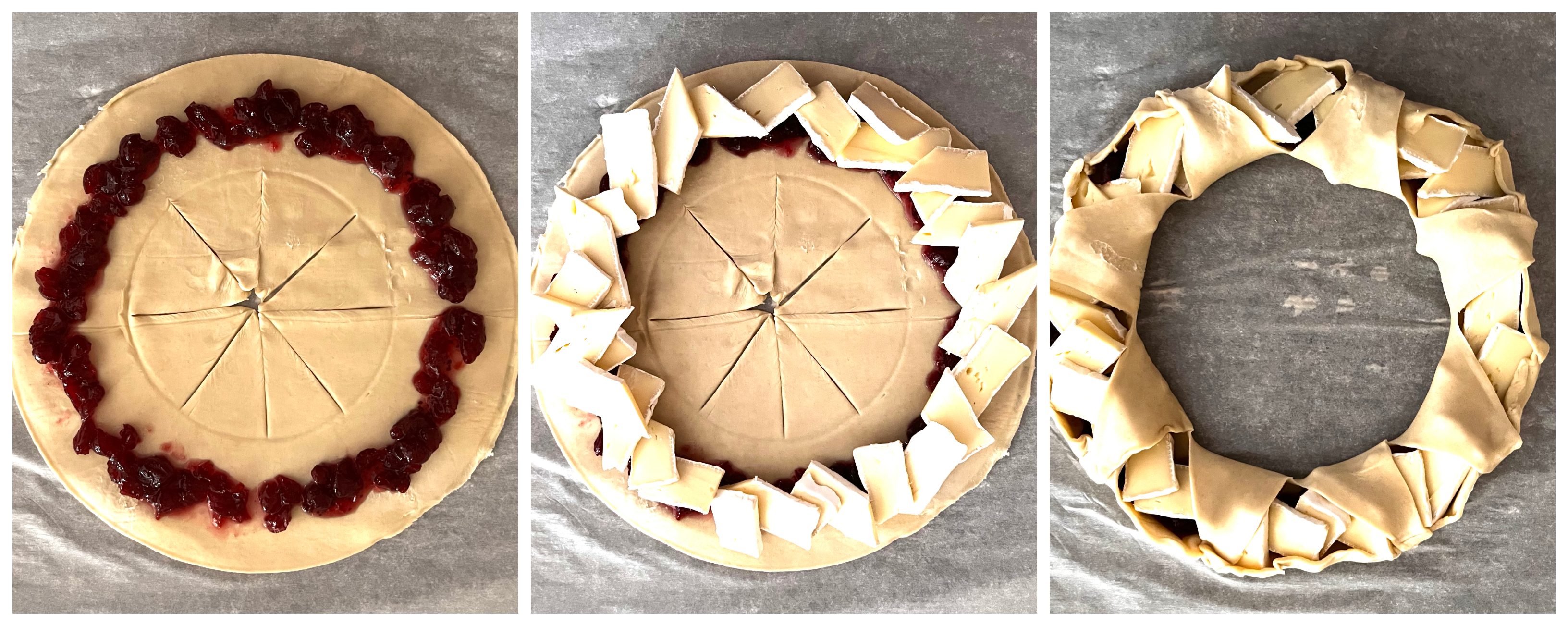 Cranberry-brie puff pastry ring – Constantly Cooking with Paula Roy