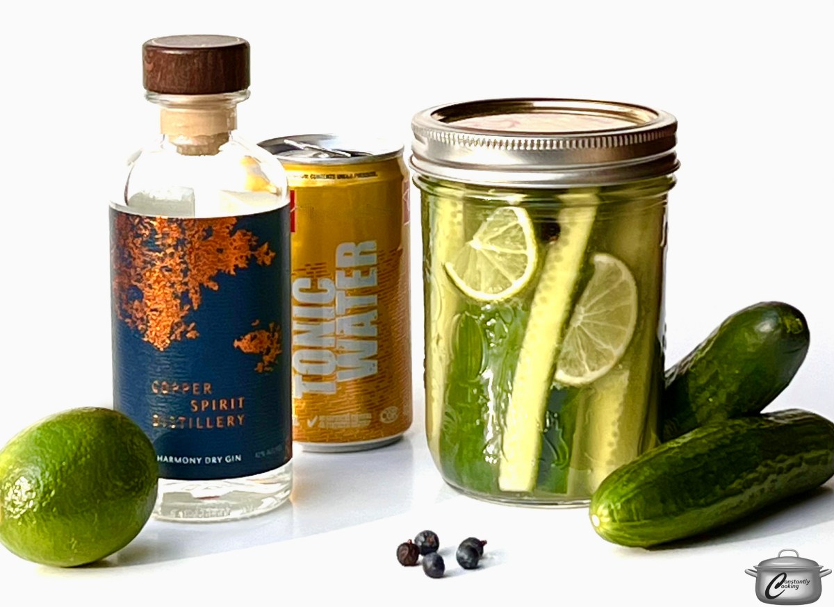Small batch gin and tonic refrigerator pickles – Constantly Cooking ...
