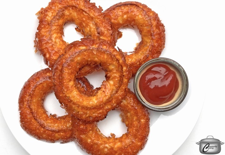Baked cheesy onion rings – Constantly Cooking with Paula Roy